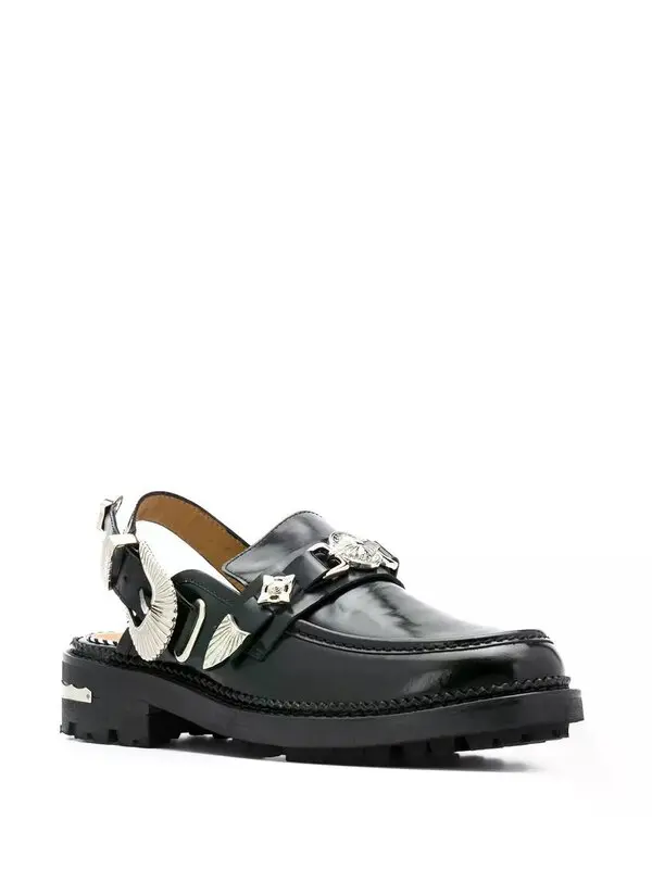 Toga Sling-back Mule Loafers
