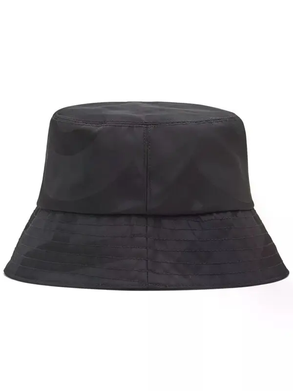 Marc Jacobs Monogram-pattern Bucket Hat - Black