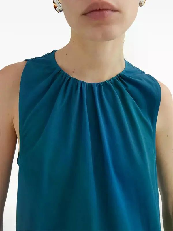 JIL SANDER Pleat-detail Midi Dress