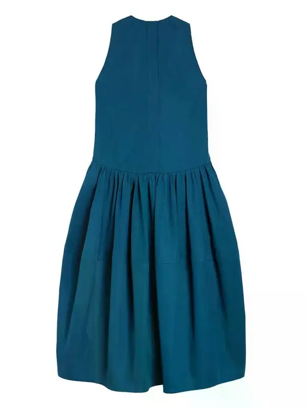 JIL SANDER Pleat-detail Midi Dress