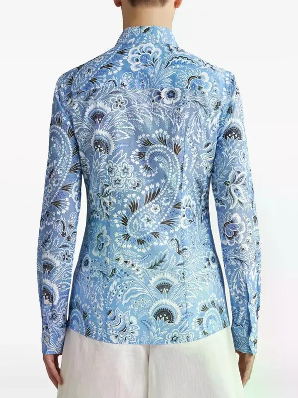 Etro Paisley-print Cotton Blend Shirt