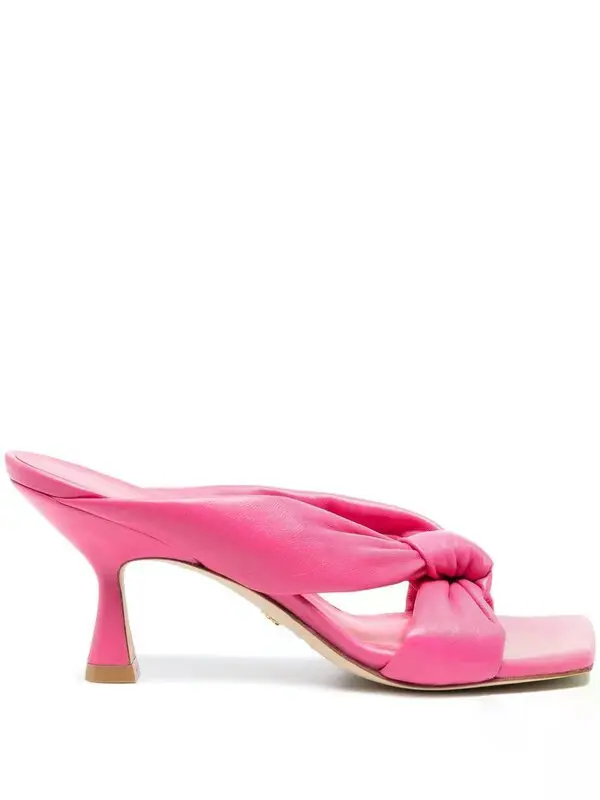 STUART WEITZMAN Slip-on Square-toe Sandals