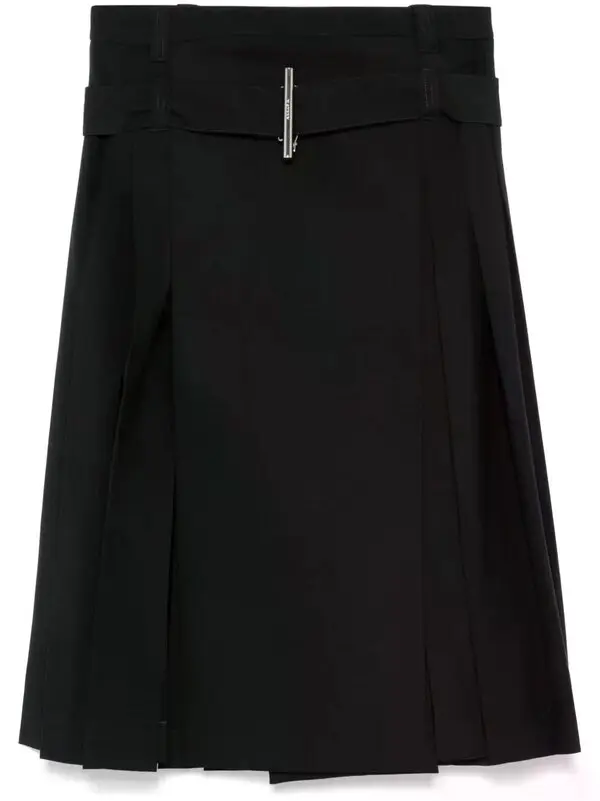 Alexander McQueen Pleated Midi Skirt