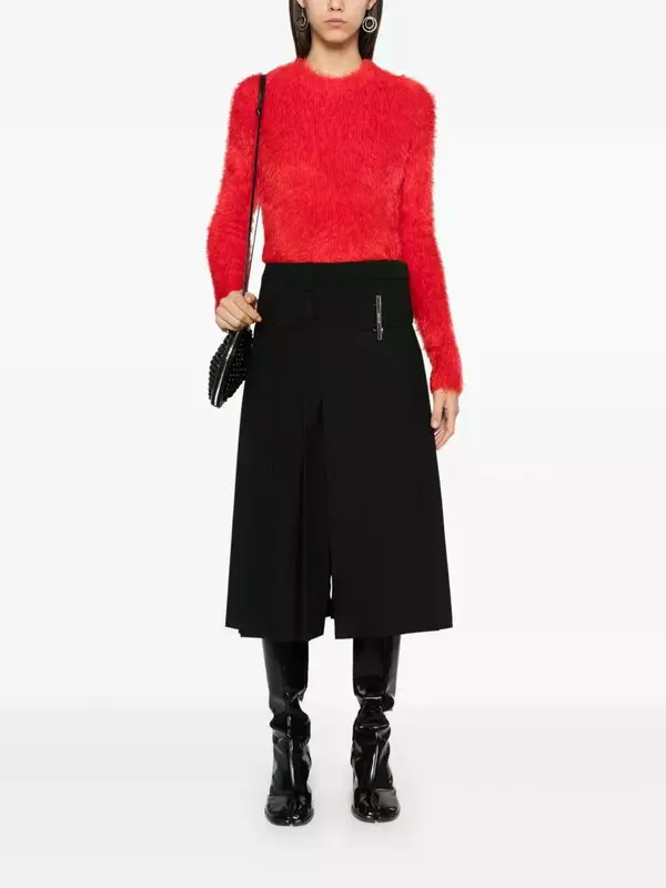 Alexander McQueen Pleated Midi Skirt