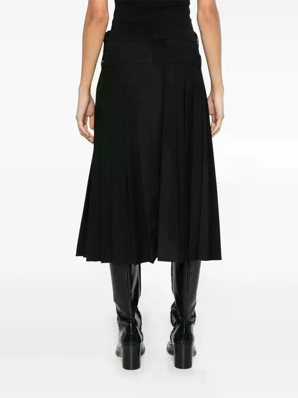 Alexander McQueen Pleated Midi Skirt