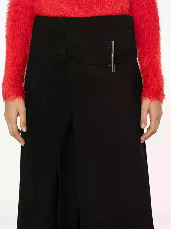 Alexander McQueen Pleated Midi Skirt