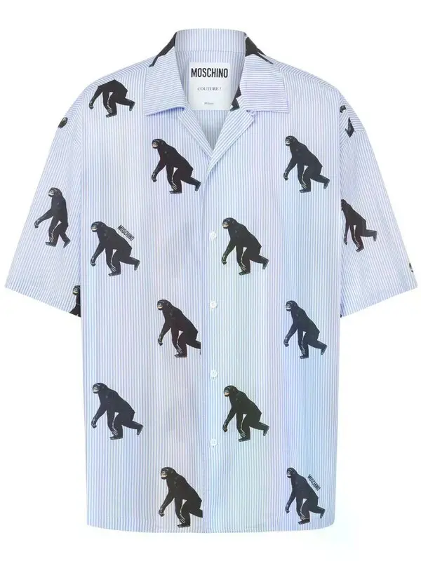 Moschino Graphic-print Shirt - Blue
