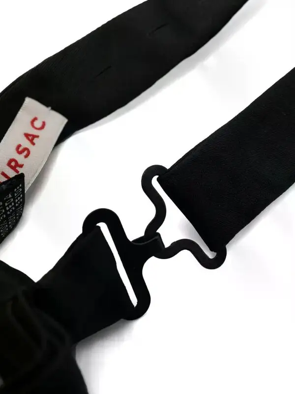 FURSAC Adjustable Silk Bow Tie - Black