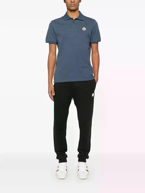 Moncler Logo-patch Polo Shirt