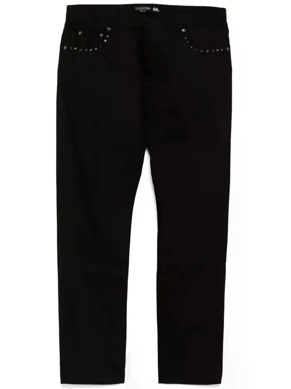 Valentino Garavani Rockstud Detailing Denim