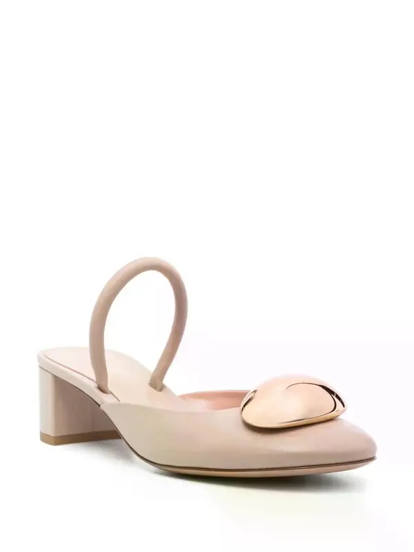 GIANVITO ROSSI 45mm Sphera Slingback Mules