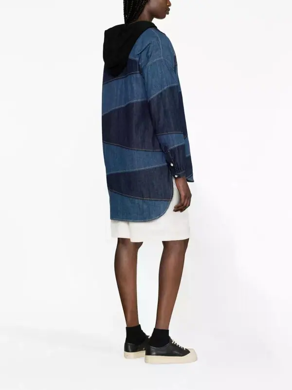 Kenzo Paris Patchwork Denim Shirt