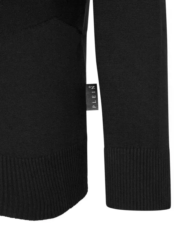 Philipp Plein Skull & Bones Sweater - Black