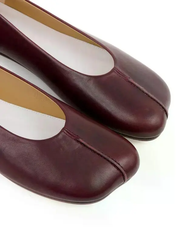MAISON MARGIELA Stitch-out Ballerinas - Red
