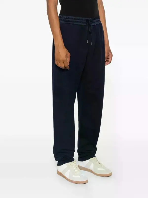 Saint Laurent Logo-embroidered Track Pants - Blue