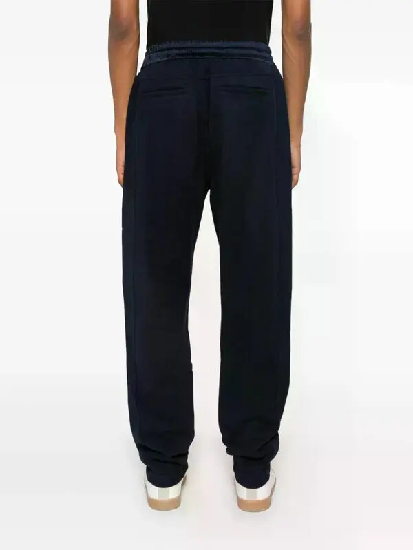 Saint Laurent Logo-embroidered Track Pants - Blue