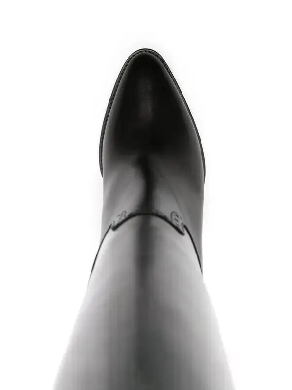 Ralph Lauren Brently 100mm Knee-high Leather Boots