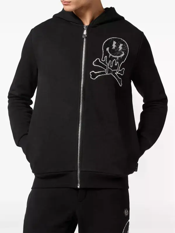 Philipp Plein Skeleton Cotton-blend Jogging Set