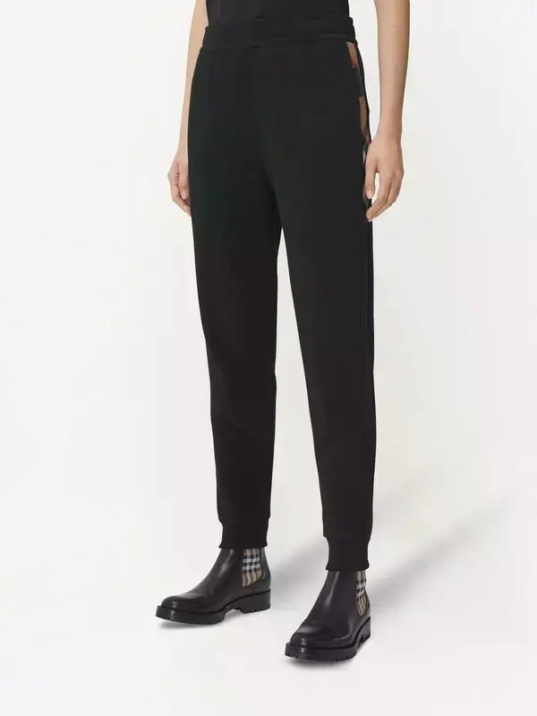 Burberry Check Panel Track Pants