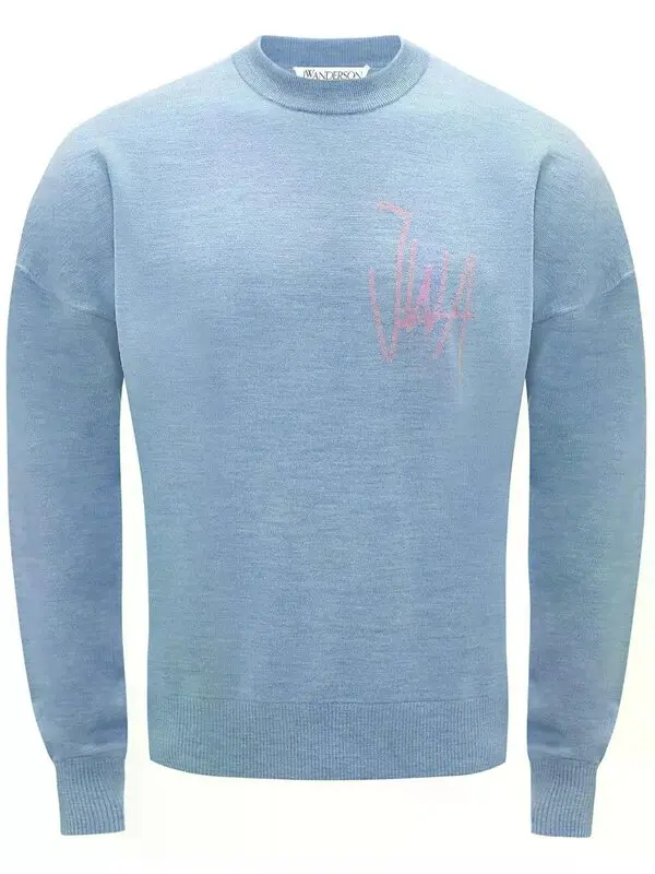 JW Anderson Logo-print Crew Neck Sweatshirt