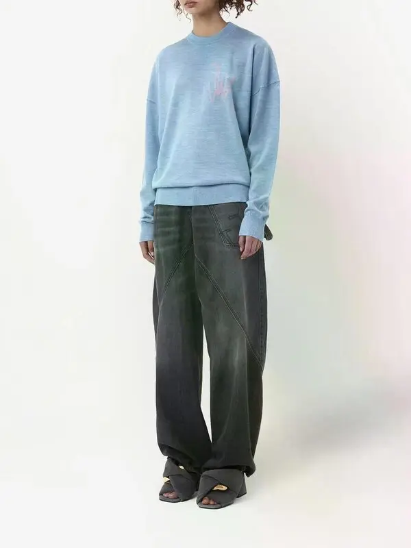 JW Anderson Logo-print Crew Neck Sweatshirt
