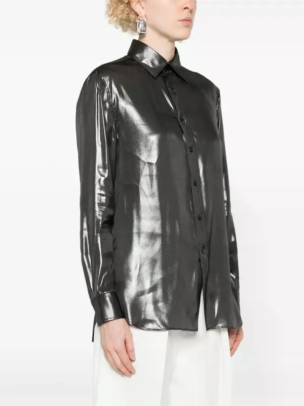 Ralph Lauren Adrien Lamé-effect Shirt