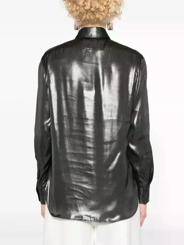 Ralph Lauren Adrien Lamé-effect Shirt