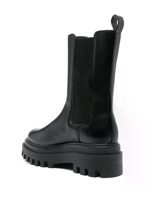 Calvin Klein Leather Mid-calf Boots