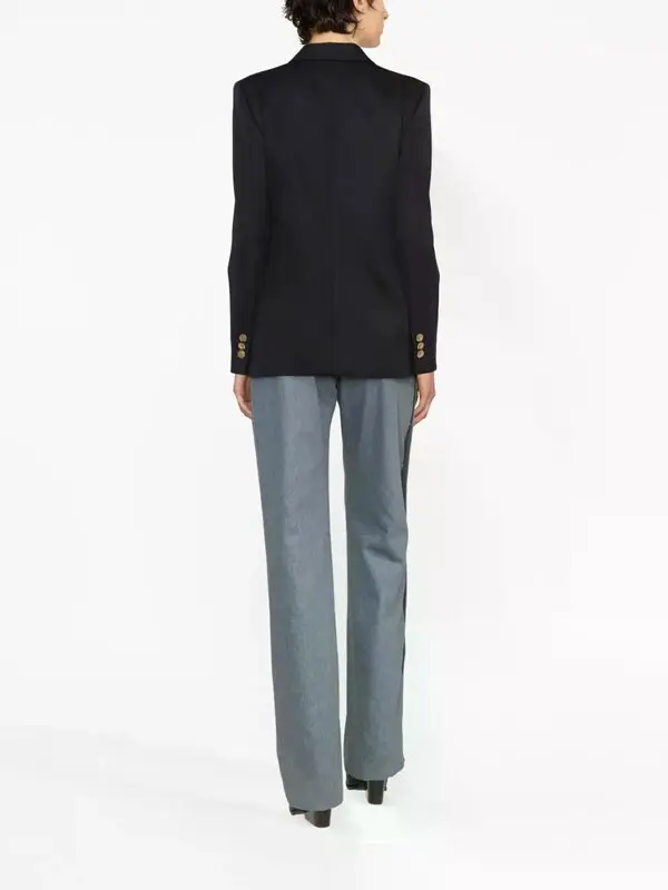 Givenchy Double-breasted Peak-lapel Blazer - Blue