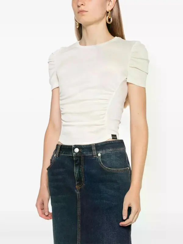 Pinko Ruched-detailing T-shirt