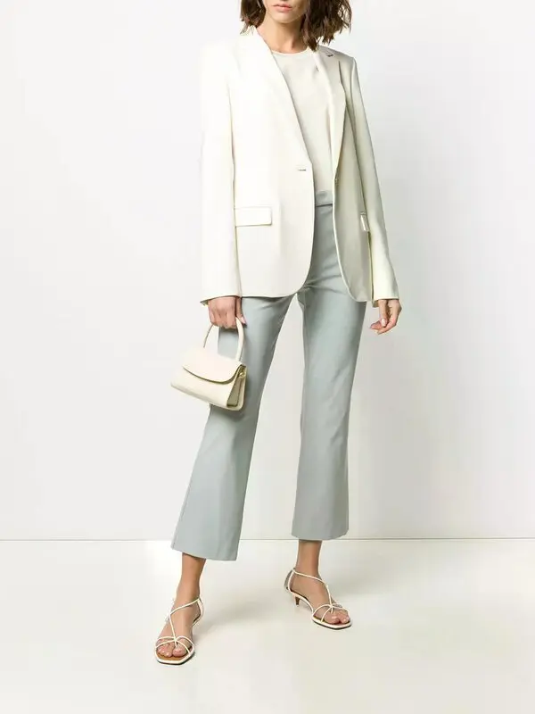 Theory Tailored Crepe Blazer - Neutrals