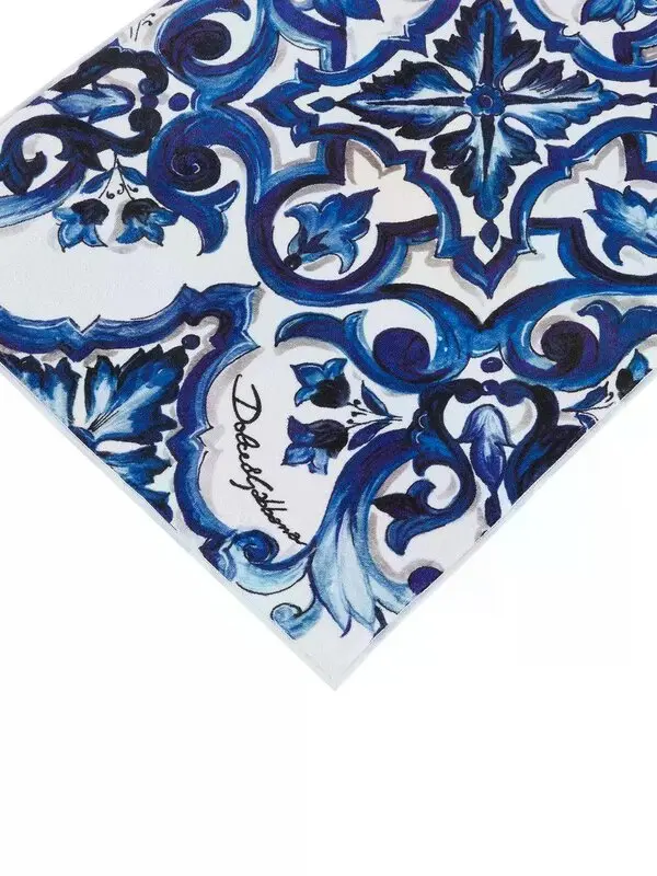 Dolce & Gabbana Graphic-print Terry Bath Mat
