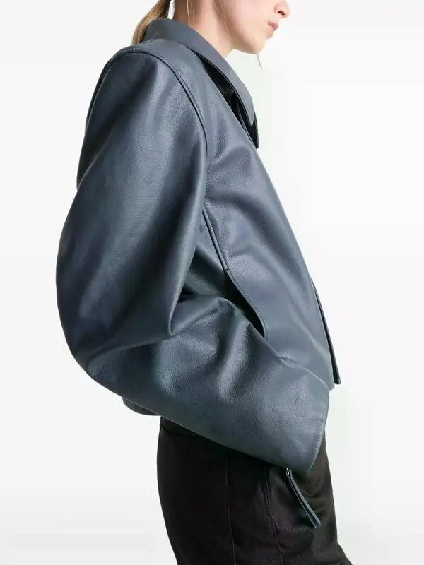 LEMAIRE Lemiare Cropped Leather Jacket