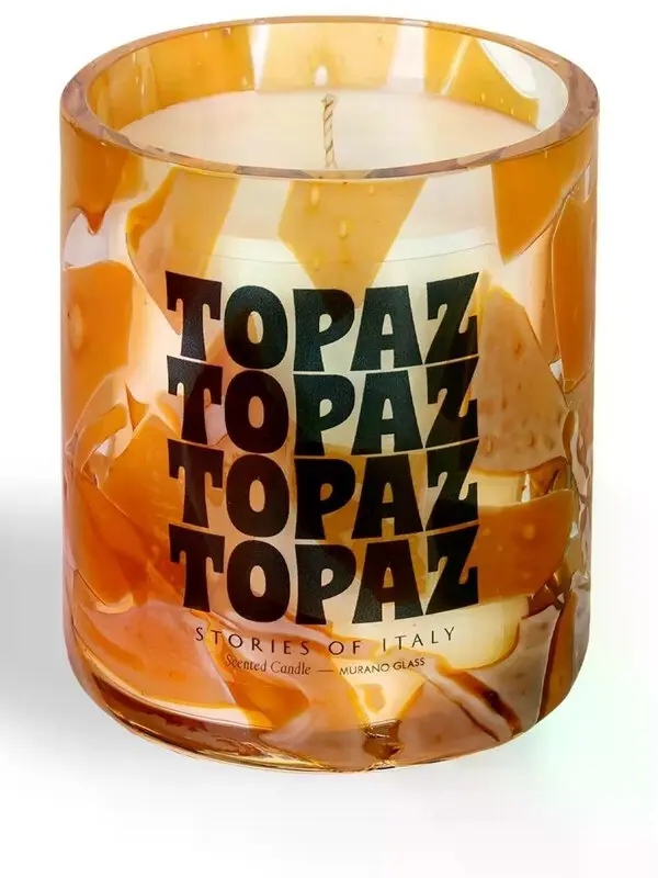 STORIES OF ITALY Topaz Scented Candle - Orange