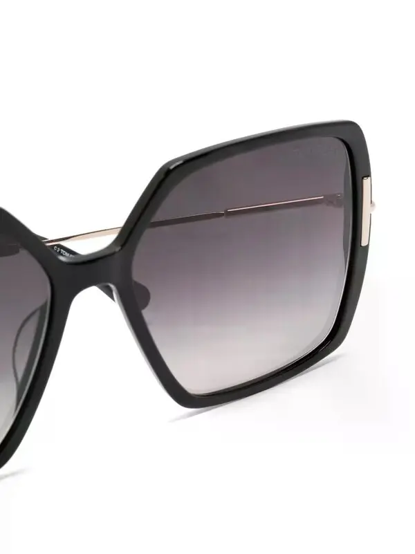 TOM FORD Square-frame Gradient Sunglasses - Black