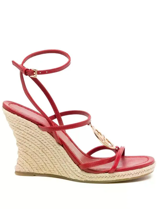 Tory Burch Miller Capri Espadrilles - Red
