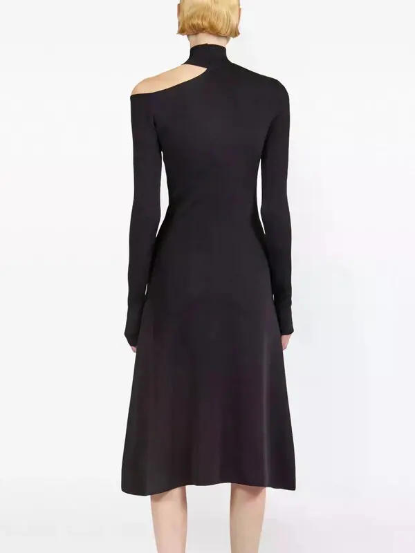 FERRAGAMO Cut-out Knitted Midi Dress