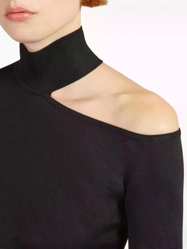FERRAGAMO Cut-out Knitted Midi Dress