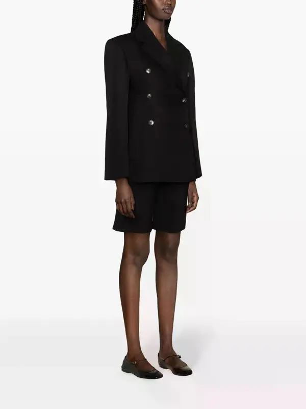 Co Notched-lapels Double-breasted Blazer