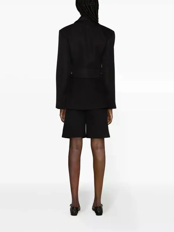 Co Notched-lapels Double-breasted Blazer