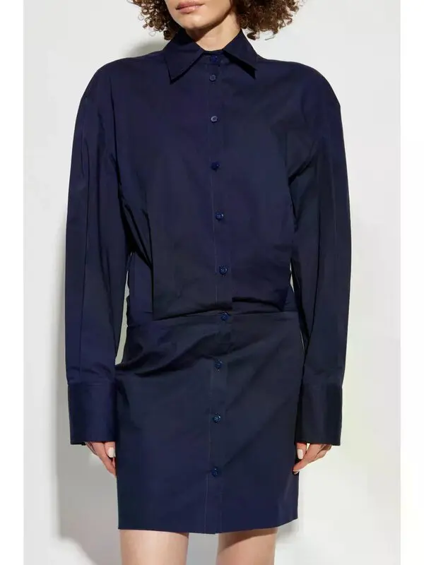 Attico Button-up Mini Dress