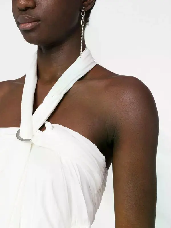 Attico Draped Halterneck Top