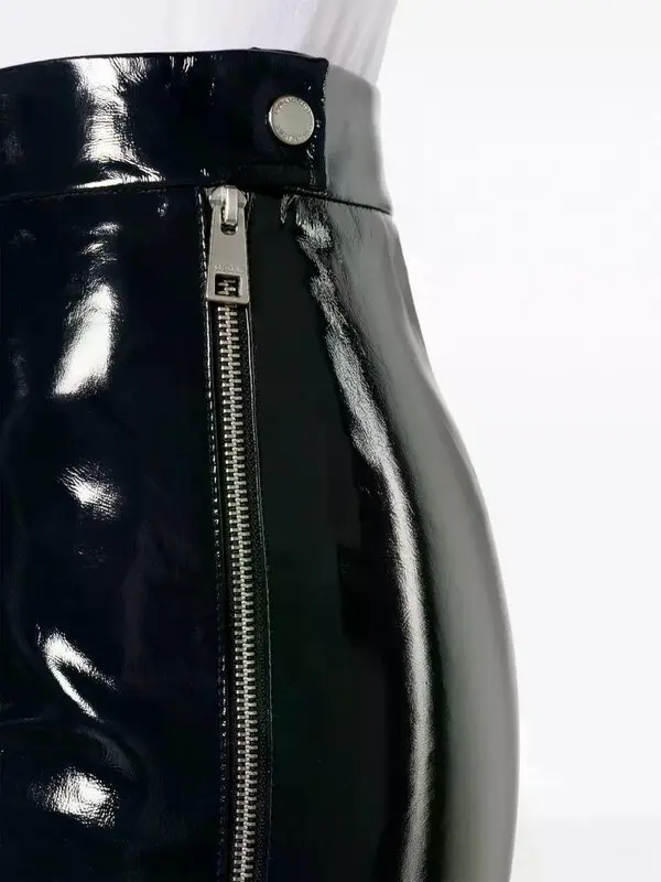 Zadig&Voltaire Jinette Vinyl Leather Miniskirt