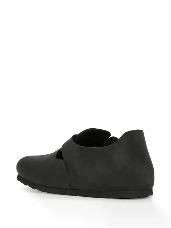 BIRKENSTOCK London Buckled Slippers - Black