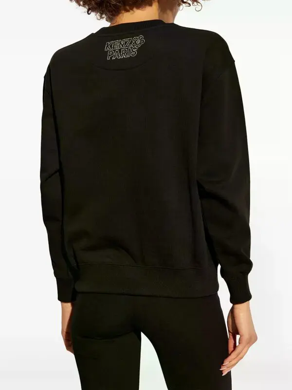 Kenzo Rhinestone Logo Crewneck Sweatshirt