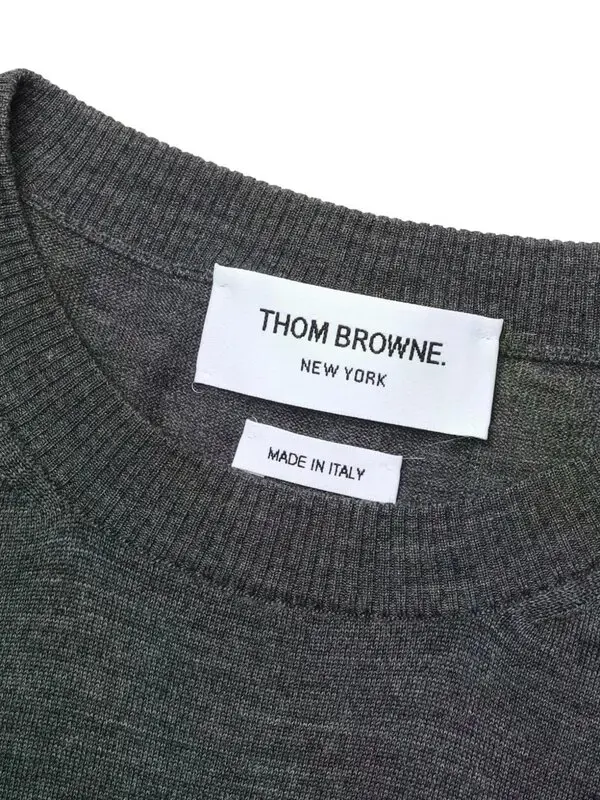Thom Browne 4-bar Crew Neck Jumper