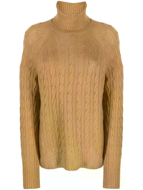 Etro Cable-knit Roll-neck Jumper