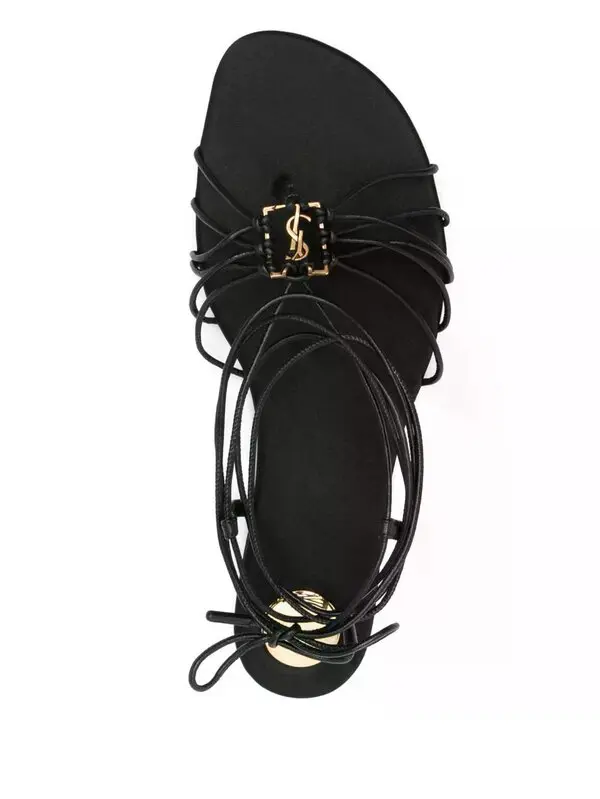 Saint Laurent Babylone Sandals - Black
