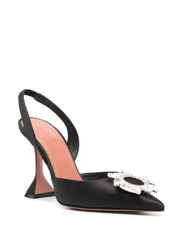 Amina Muaddi 105mm Begum Sling Pumps