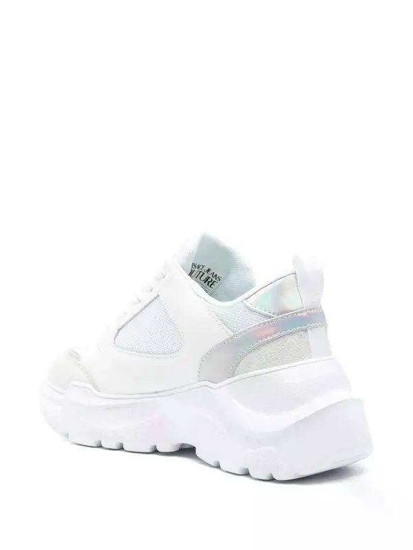Versace Logo-patch Perforated Sneakers